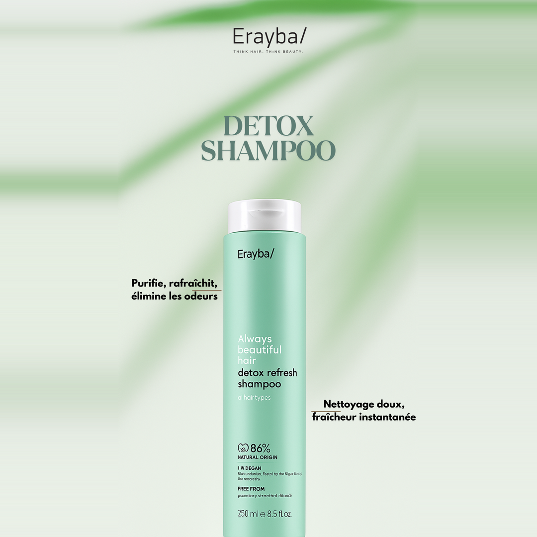 Shampoing Detox Refresh 250 ml – Purifiant & Rafraîchissant - Erayba ...